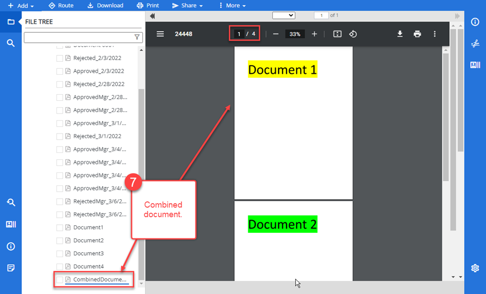 How To Combine Documents Using FileBound Connect